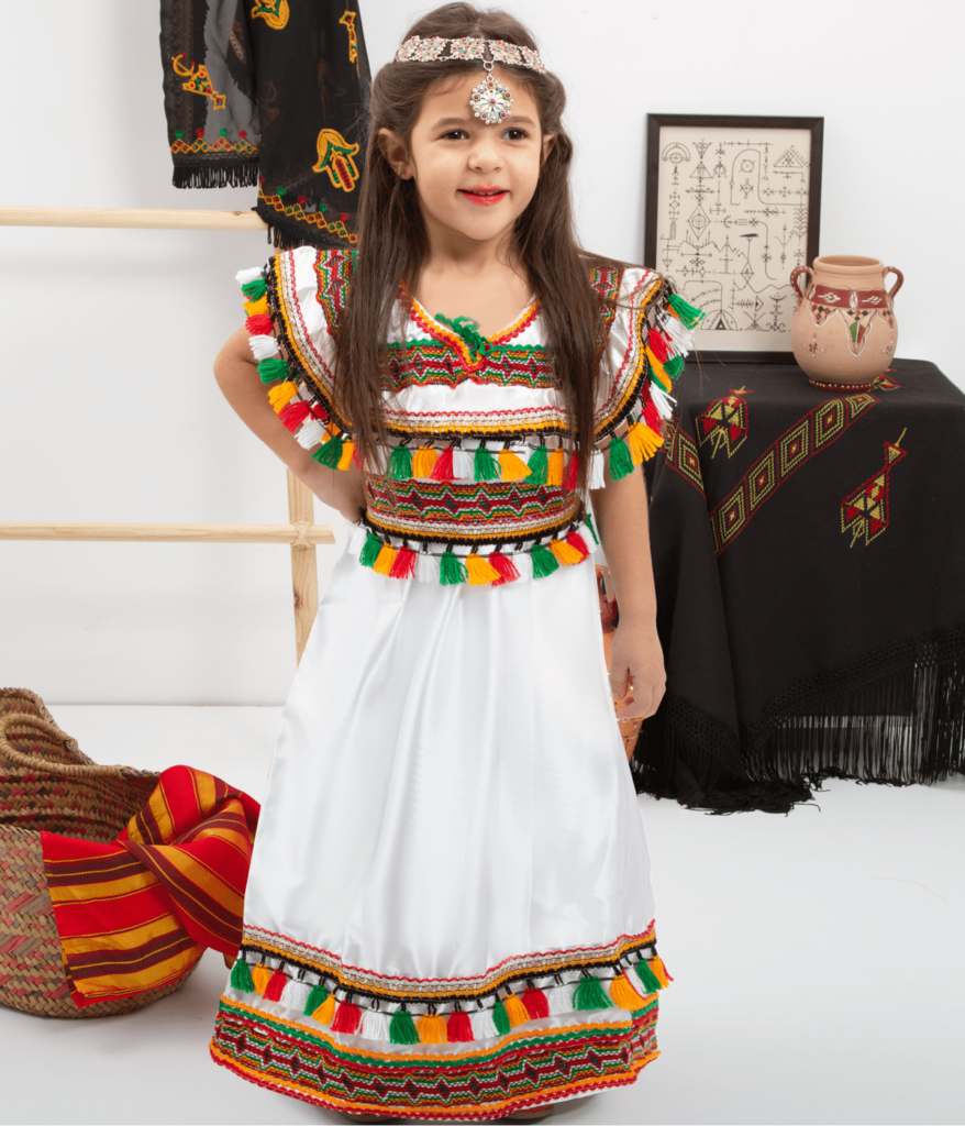 Robe Kabyle Blanche 2 Pi ces Mazyoud robe-kabyle-blanche-2-pi-ces-mazyoud